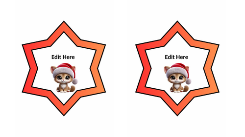 Editable Christmas Name Tags for Classroom Bulletin Boards | 20 Festive ...