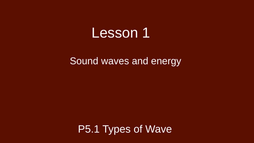 Springboard KS3 Y7-8 P5 Waves and Sound Bundle | Teaching Resources