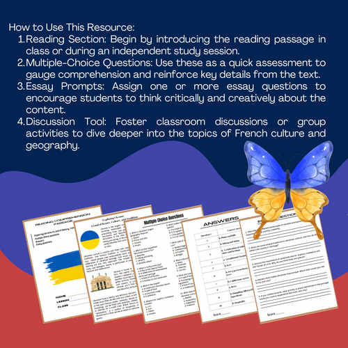 Ukraine Reading Comprehension Pack: Culture, Landmarks & Traditions ...