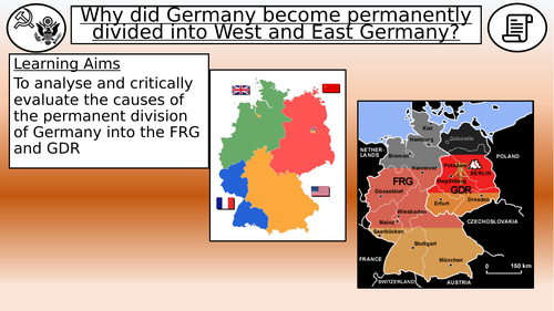 Reasons for the Division of Germany | Teaching Resources