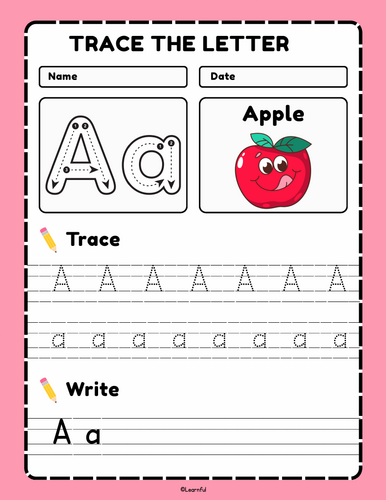 A-Z Handwriting Tracing Worksheets | Teaching Resources