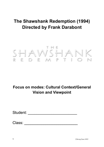 The Shawshank Redemption Film Sequence and Questions | Teaching Resources