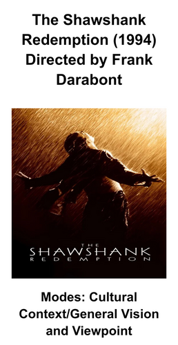 The Shawshank Redemption Film Sequence and Questions | Teaching Resources