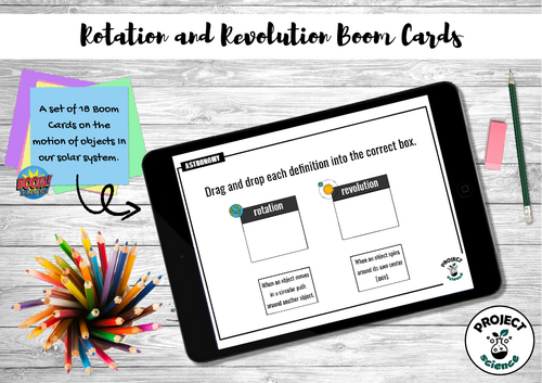 Rotation and Revolution Boom Cards™ - Distance Learning | Teaching ...