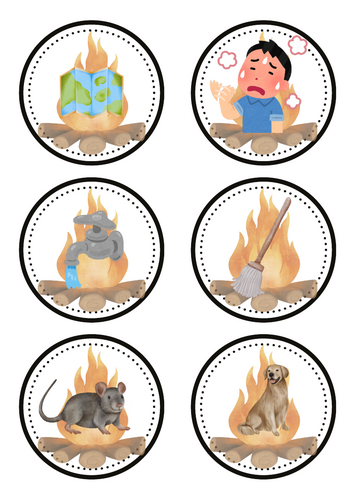 Marshmallow CVC Bonfire Phonics Game | Teaching Resources