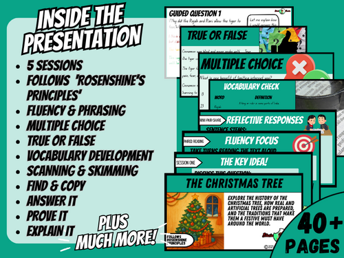 The Christmas Tree | Reading Comprehension | Year 5/6 | Teaching Resources