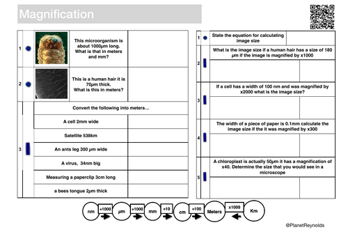 AQA GCSE Biology B1.1 – Microscopes | Full Lesson, Worksheets & Answers ...