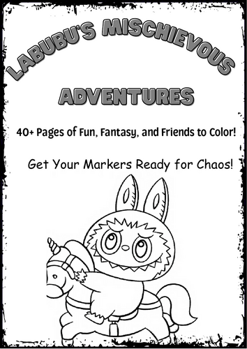 FREE Labubu Coloring Book: 40+ Pages of Fun! | Teaching Resources