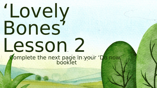 AQA English Language Paper 1, Question 4 – “The Lovely Bones” TWO ...