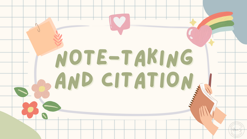 Note-Taking and Citation Mini-Lesson for Grade 5 | MLA Basics ...
