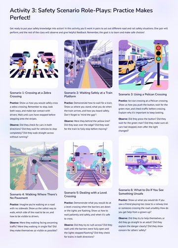 Road & Rail Safety – Everyday Safety Lesson Pack (Primary) | Teaching ...