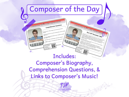 KS2–3 Music: Composer of the Day – December Reading & Listening ...