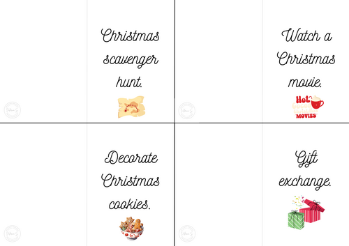FREE Classroom Christmas Advent Calendar | 24 Printable Activity Cards ...