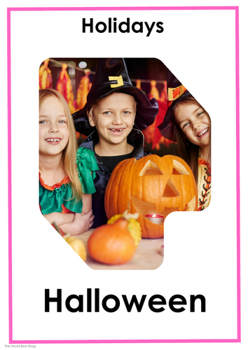 Halloween Classroom Display | Real Photo Posters | 16 Pages | Flash ...