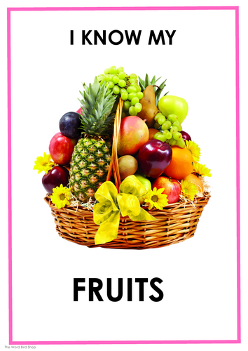 Fruits Classroom Display | Real Photo Posters | 16 Pages | Flash Cards ...