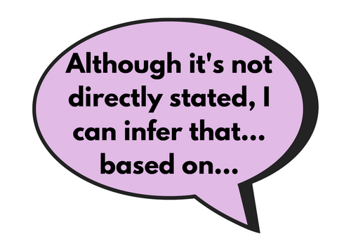 Reading Inference Boost: 6 Sentence Starters for Students | Teaching ...