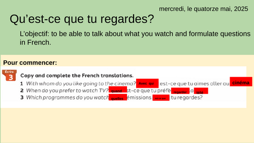 AQA GCSE French New Spec – Module 1: Tu as du temps à perdre ? | Theme ...