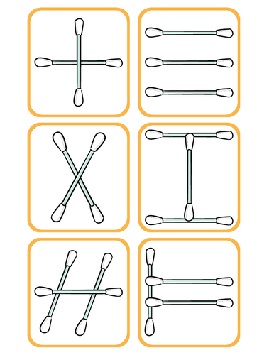 Q-tip Pattern Cards | Fine Motor Skills Activity | Preschool ...