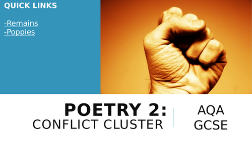 AQA Power & Conflict Poetry (Bundle 2/3) | Teaching Resources