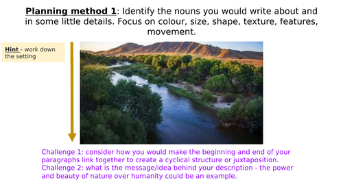 AQA GCSE English language 1 - question 5 descriptive writing - 47 ...