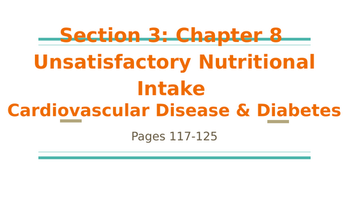 Wjec - Level 3 Food Science & Nutrition: Unit 1, Section 3, Chapter 8 ...