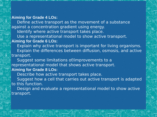 AQA GCSE Biology B1.9 – Active Transport | Full Lesson, Worksheets ...