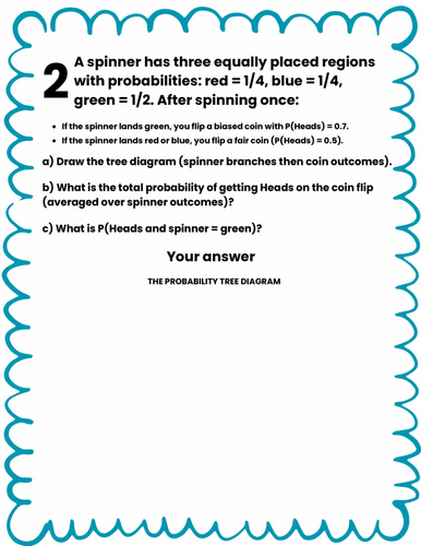 probability tree diagram ks4 | Teaching Resources