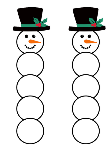 Snowman Fine Motor | Teaching Resources
