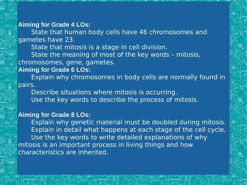 AQA GCSE Biology B2.1 – Cell Division (Mitosis) | Full Lesson ...