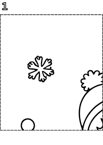 Winter Snowman Collaborative Coloring Poster | Teaching Resources