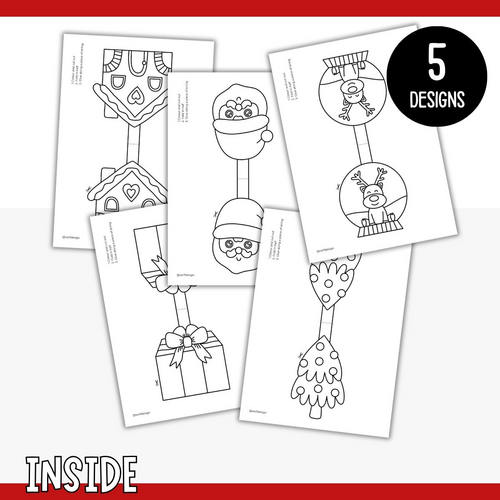 Printable Christmas Garland - Craft for Kids | Teaching Resources