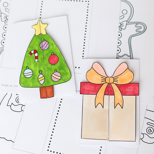 Christmas Cards - Printable Craft for Kids | Teaching Resources