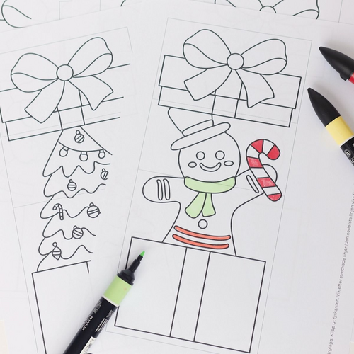 Printable Christmas Surprise Gifts - Craft for Kids | Teaching Resources