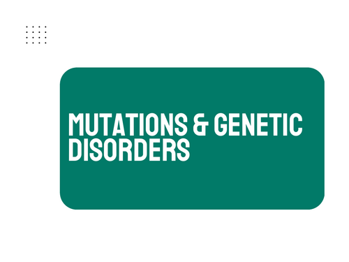 AP Biology: Mutations and Genetic Disorders Exam Practice | Teaching ...