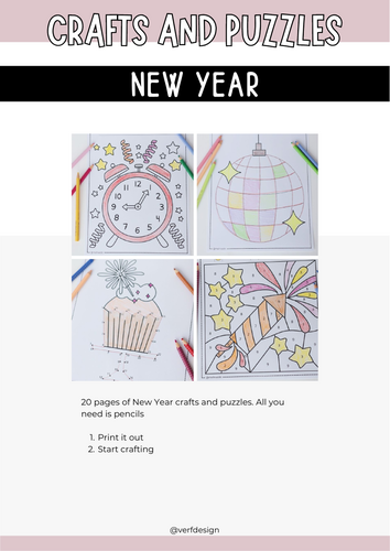 All You Need Is Pencils - New Year Crafts for Kids | Teaching Resources