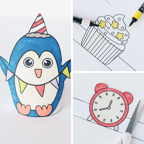 Printable New Year Decorations - Craft Templates for Kids | Teaching ...