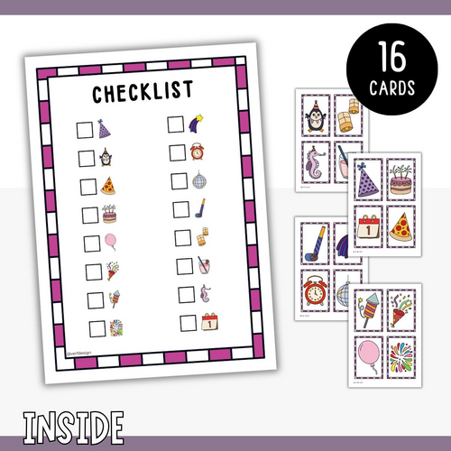 New Year Scavenger Hunt - Printable Game for Kids | Teaching Resources