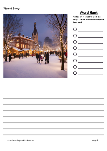 Christmas Story Writing Workbook 1 | Teaching Resources