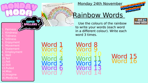 Year 4 Spelling Activities – Week 12 Daily Spelling Games, Riddles ...