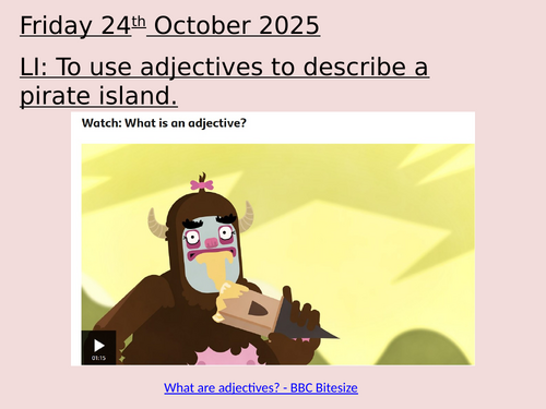 Year 1 Pirate Writing Unit – Recounts & Adjectives | 1-Week Editable ...