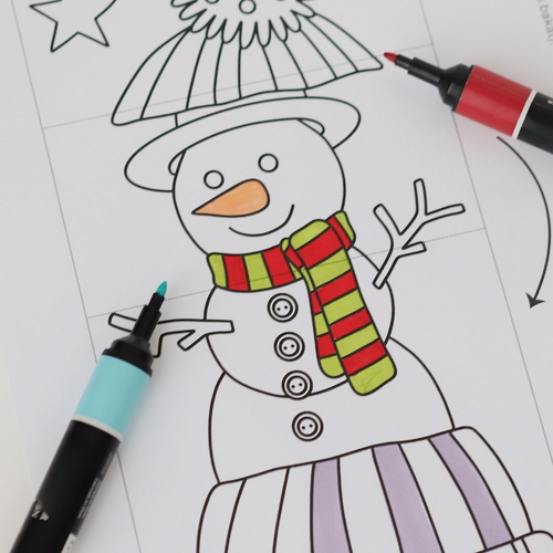 Surprise Winter Hats - Printable Craft for Kids | Teaching Resources