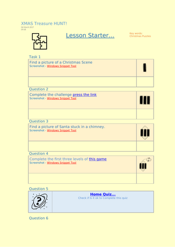 Christmas Computer Science Treasure Hunt – 2 Lesson Update: Festive ...