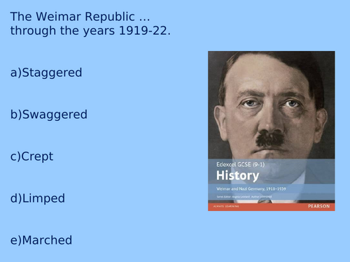 Weimar Republic 1919–22: Challenges, Extremism & Stability – Full ...