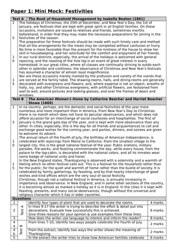 Mini-Mocks Pearson 2.0 GCSE English Language | Teaching Resources