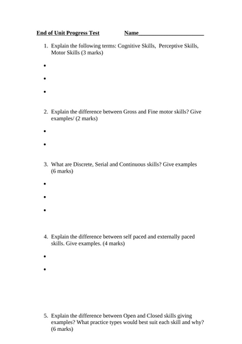 A-Level PE – Learning Theories Unit (Operant Conditioning, Social ...