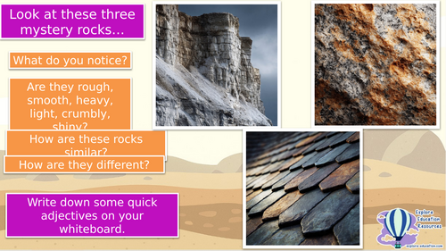 Types of Rocks - KS2 Science Lesson - Outstanding Lesson Plan ...