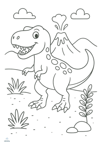 Dinosaur Colouring Pages for Kids | 30 Fun Prehistoric Activity Sheets ...