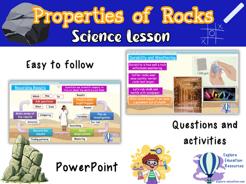 Properties of Rocks Investigation Lesson - KS2 Science - Outstanding ...