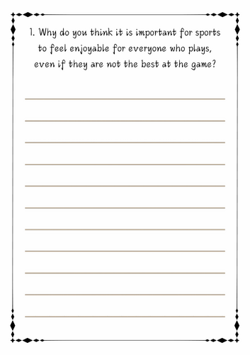 The Ultimate Sports Question Booklet: Explore Fairness, Fun and Team ...