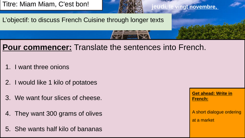Year 8 French| Dynamo 2| Les fêtes | Full Lesson Pack | Module 2 ...